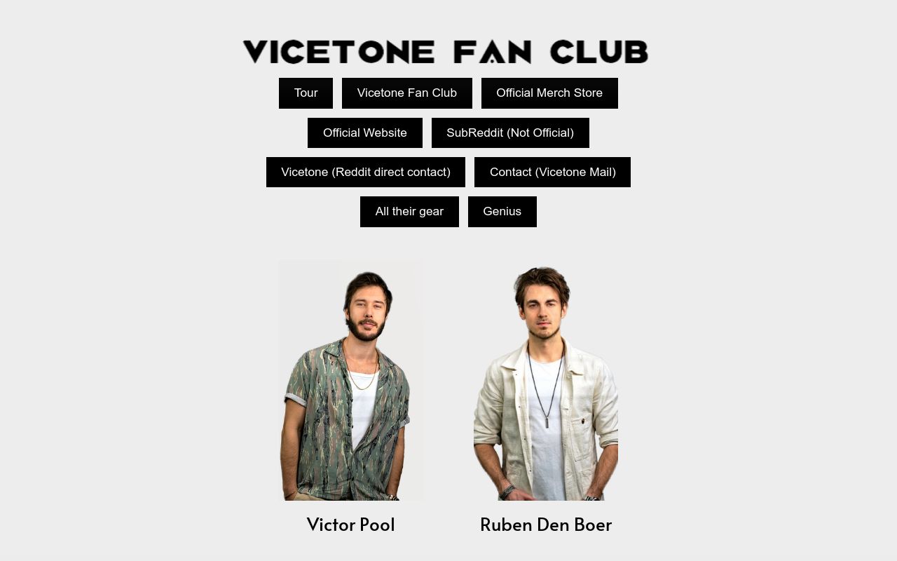 vicetone fan club